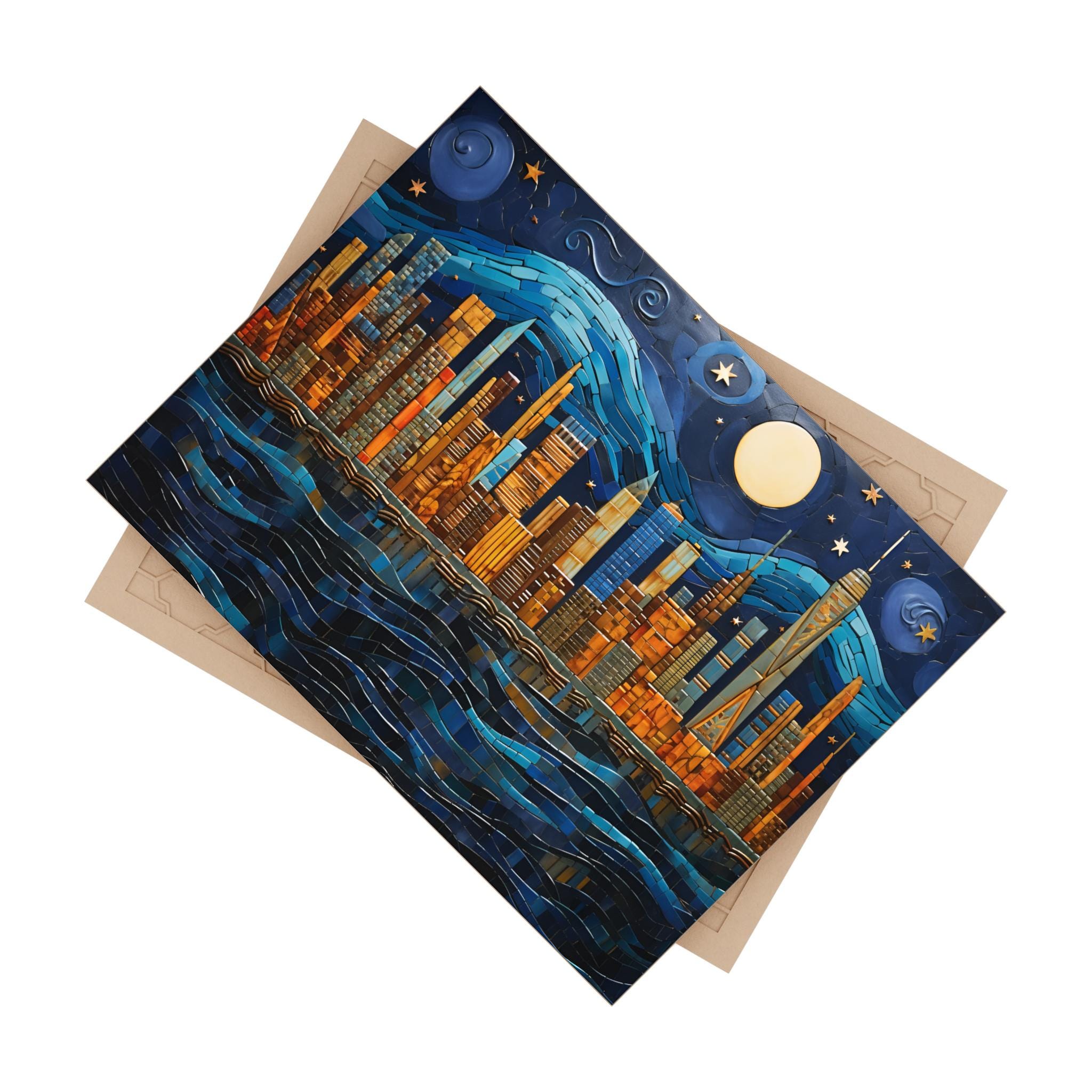 Manhattan Ceramic Tile or Mural. New York City Skyline. - Etsy