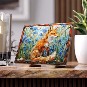Fox Ceramic Tile or Mural. - Etsy