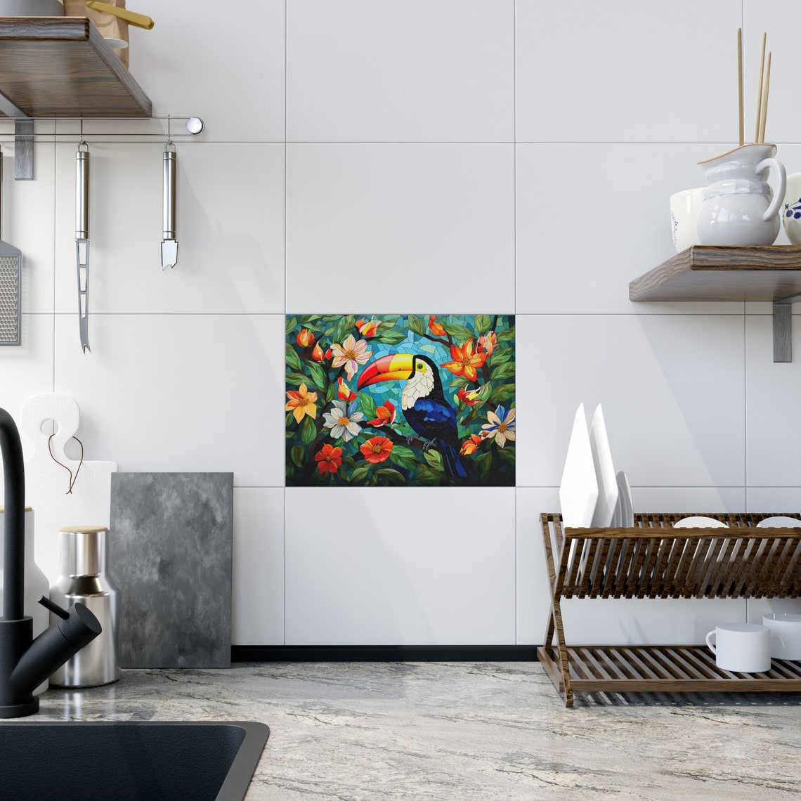 Toucan Ceramic Tile or Mural. - Etsy