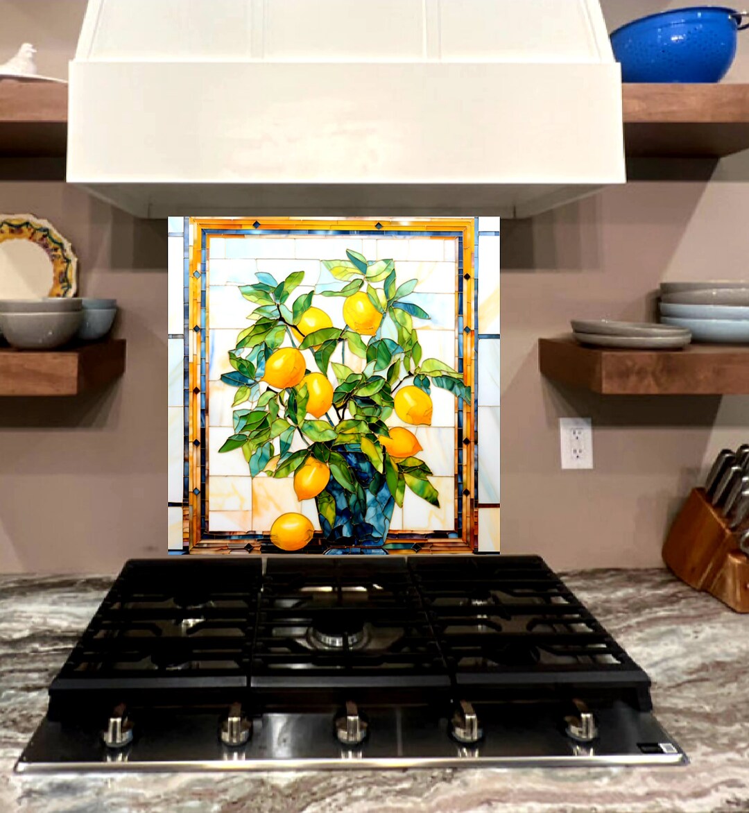 Lemon Tree Ceramic Tile or Mural. - Etsy