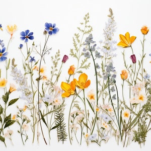 Field Flowers Backsplash, Ceramic Decorative Tiles, Floral Tiles. - Etsy