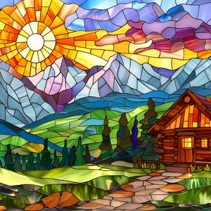 Ceramic Log Cabin Tile - Etsy