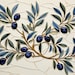 Olive Branch Ceramic Tile - Etsy