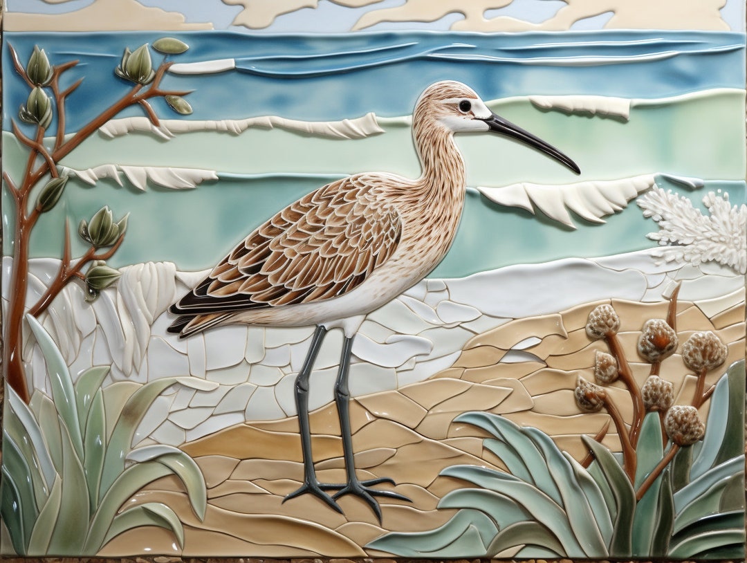 Sandpiper Ceramic Tiles. - Etsy