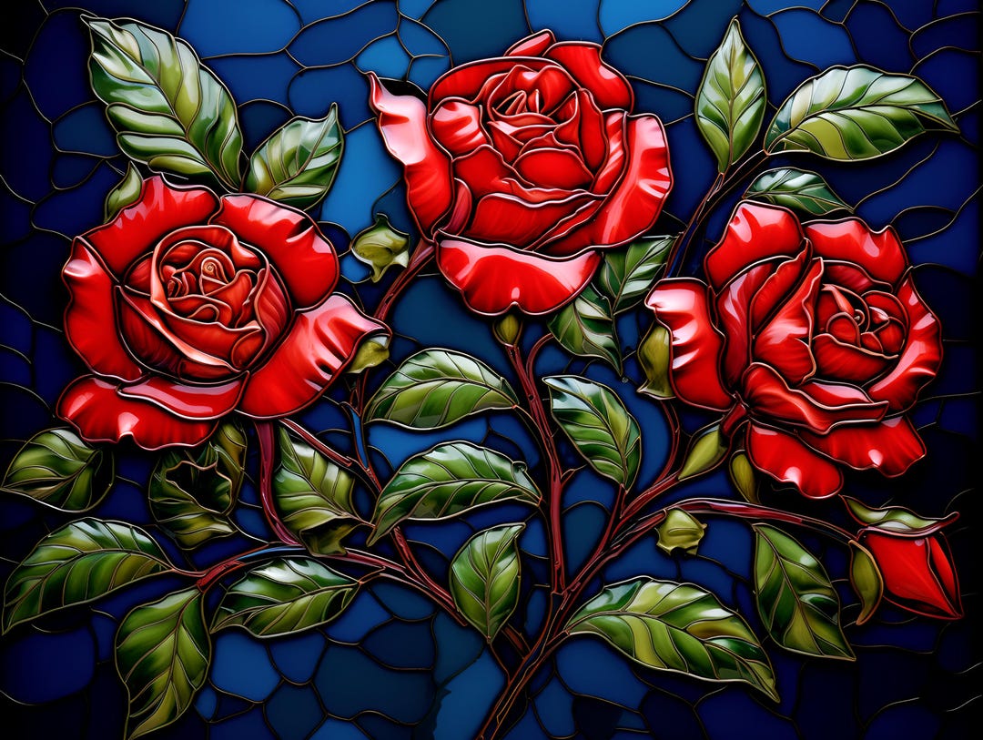 Elegant Floral Ceramic Roses Tile - Vintage Decor, Gift for Garden ...