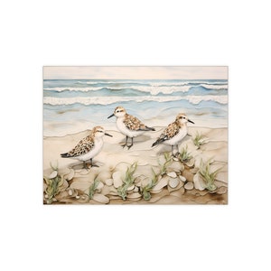 Sanderlings Ceramic Backsplash. Coastal Birds Tile. - Etsy