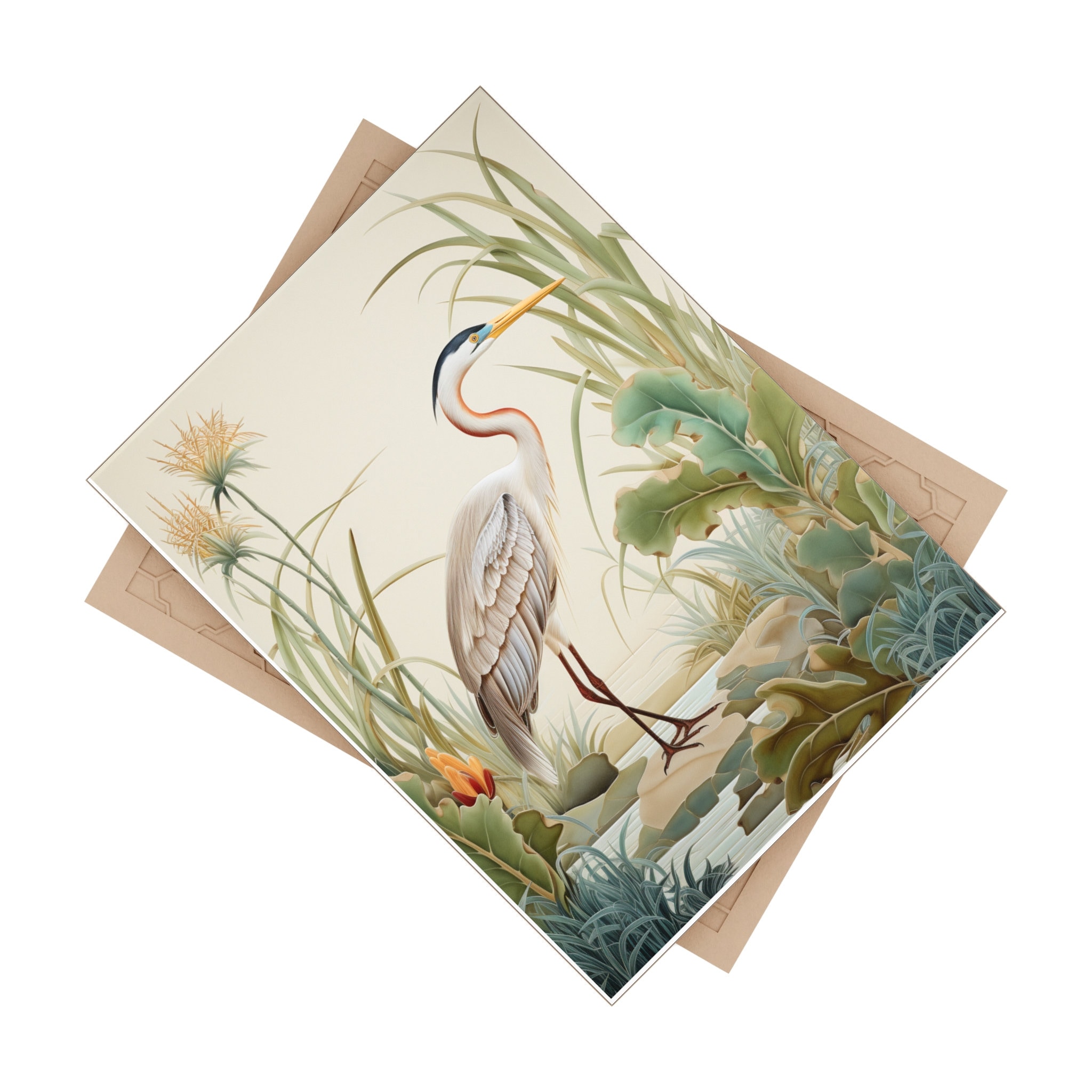 Grey Heron Tile Ceramic Grey Heron Tile or Mosaic. - Etsy