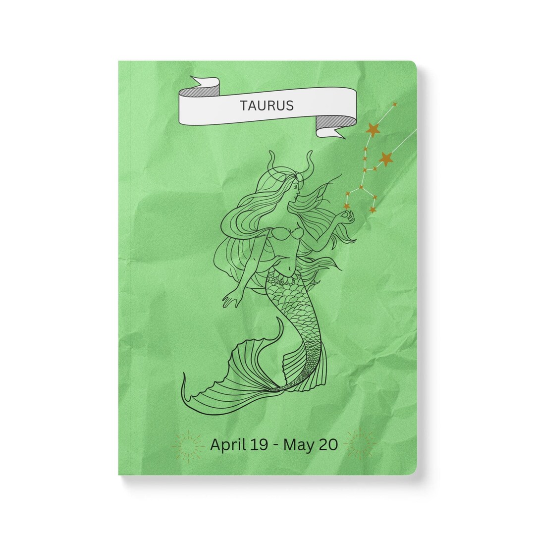 Taurus Journal, Taurus Notes, Taurus Zodiac Gift, Agenda, Note Taking ...