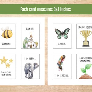 Affirmation Cards for Kids Printable Motivational Cards Kids Positivity ...