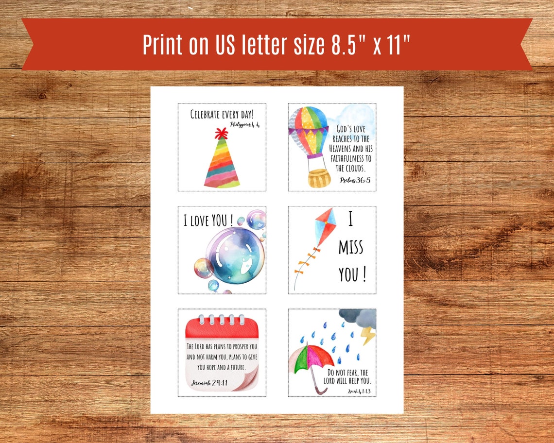 Printable Bible Verse Cards for Kids Christian Homeschool Scripture ...