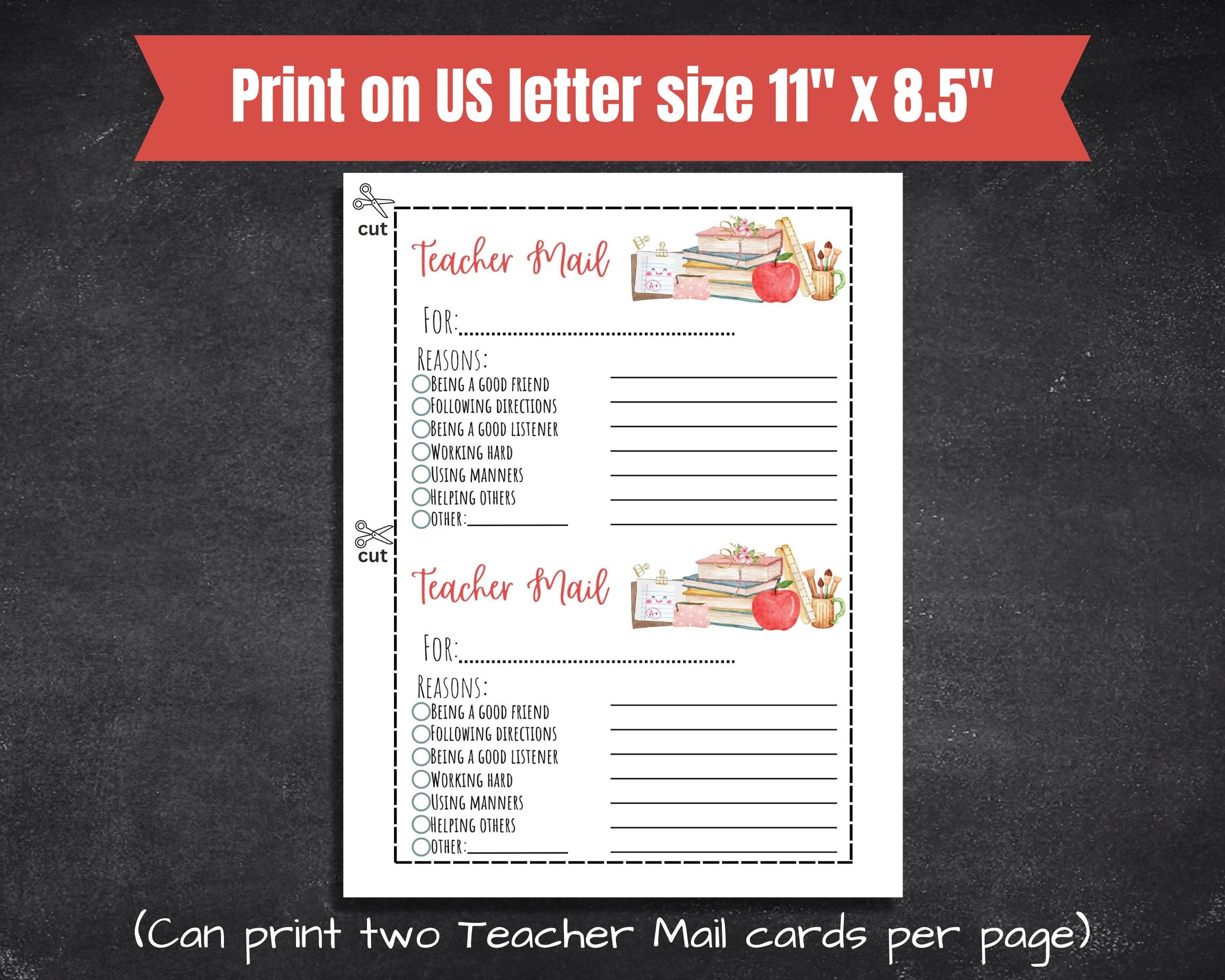 Teacher Mail Kindergarten Brag Card for Preschool Note From Teacher ...