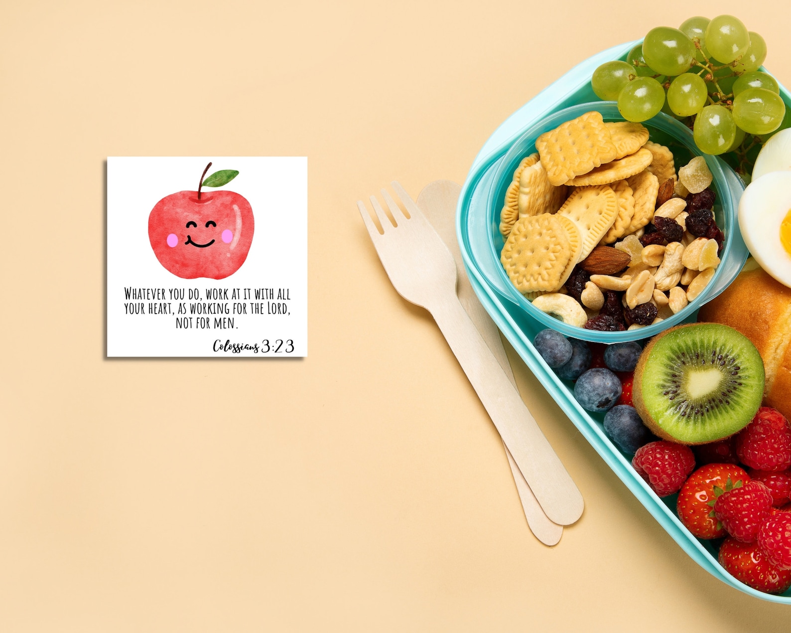 Bible Verse Lunchbox Notes for Kids Lunch Box Christian Cards for ...