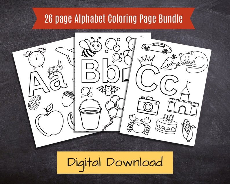 Coloring Pages Printable Alphabet Worksheets Kindergarten Prek ...