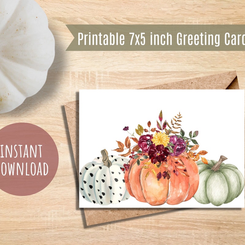 Fall Greeting Card - Etsy