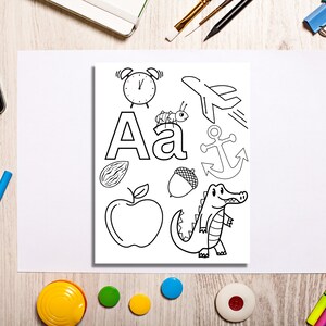 Coloring Pages Printable Alphabet Worksheets Kindergarten Prek ...