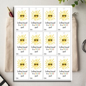 Back to School Gift Tag Printable Gift Tags for Student First Day of ...