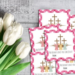 Easter Gift Tag Printable Easter Tag Christian Easter Gift Tag for ...