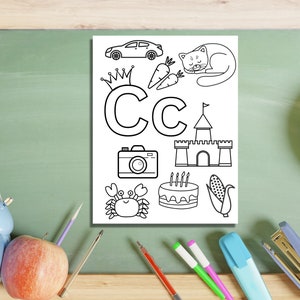 Coloring Pages Printable Alphabet Worksheets Kindergarten Prek ...