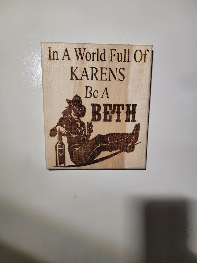 Beth. Yellowstone Sign, Yellowstone Wall Decor, Beth Dutton Sign ...