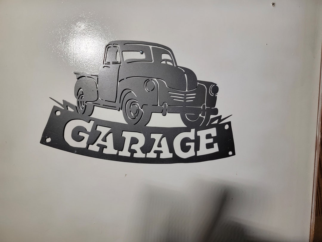 16 Gauge Metal Garage Sign. GARAGE, SHOP, Mechanic Plasma, CNC, Truck ...