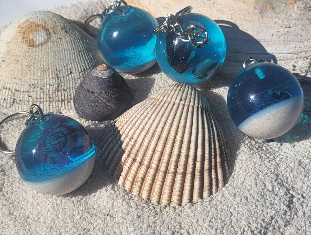 Ocean Inspired Accessory Beach Theme Keychain Beach Lovers Gift - Etsy