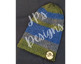 Circular Knitting Machine Pattern Animal Beanie Visual Instructions ...