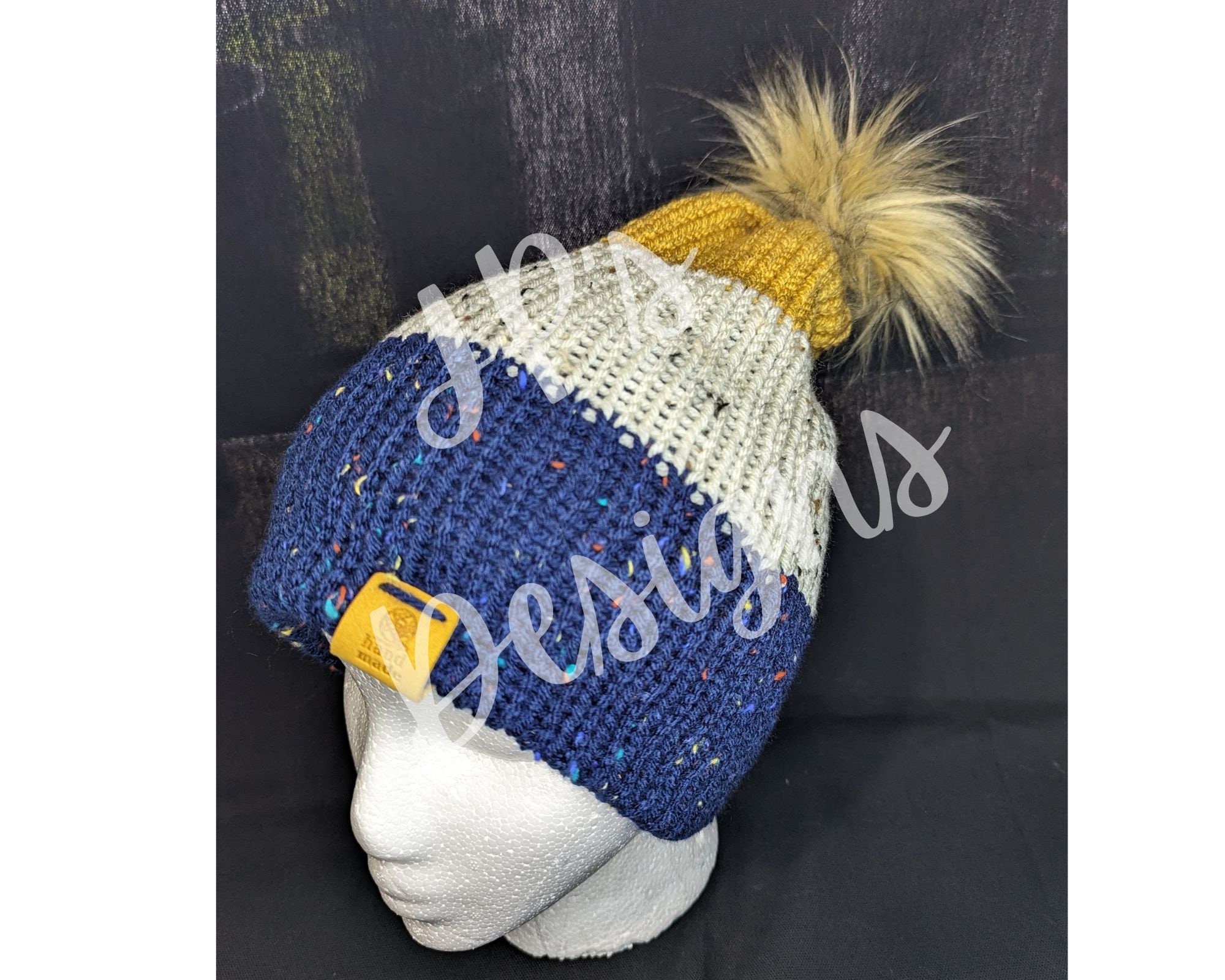 My Favorite Knitting Machine Beanie Pattern - Etsy