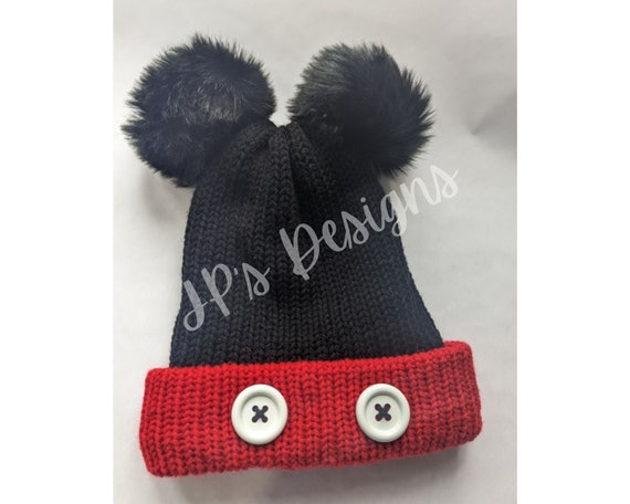 Knitting Pattern For Mickey Mouse Hat