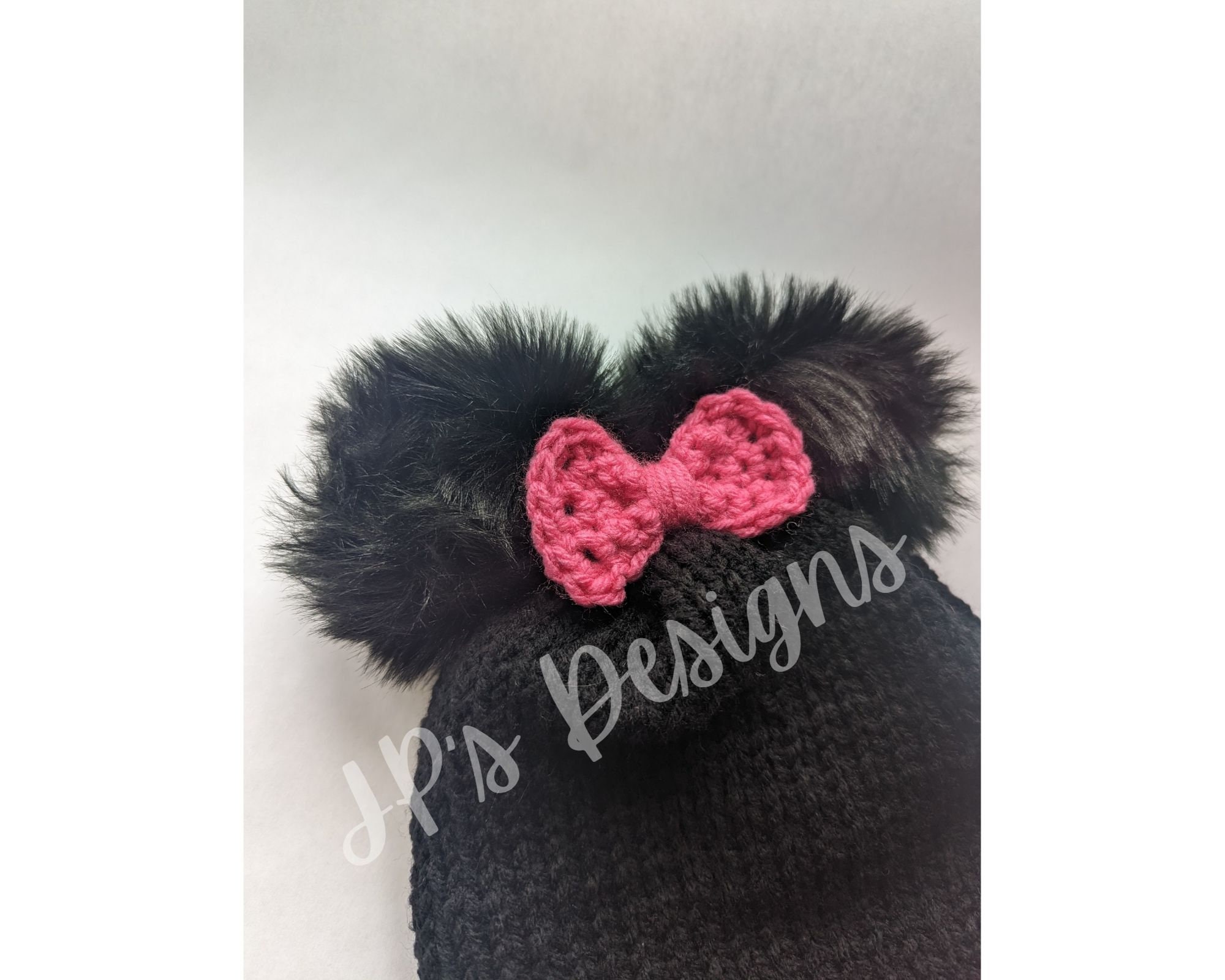 Minnie Mouse Inspired Knitting Machine Hat Pattern - Etsy