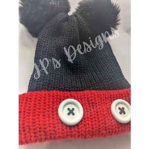 Mickey Mouse Inspired Knitting Machine Hat Pattern - Etsy