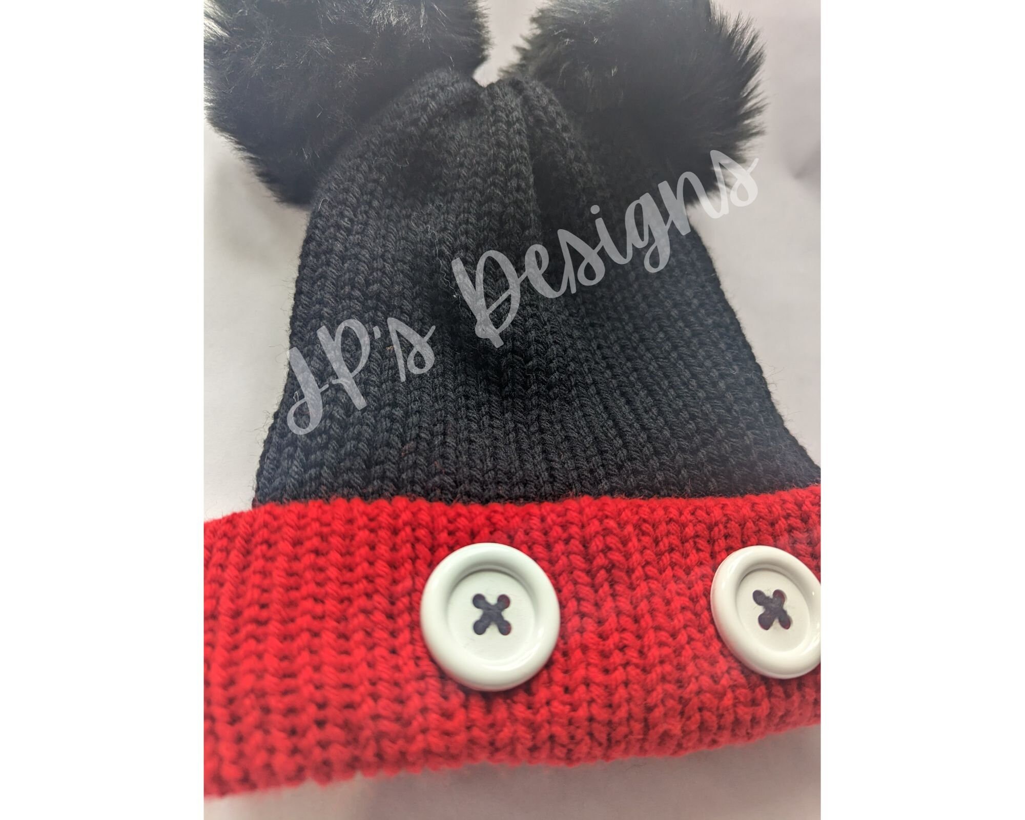 Mickey Mouse Inspired Knitting Machine Hat Pattern - Etsy