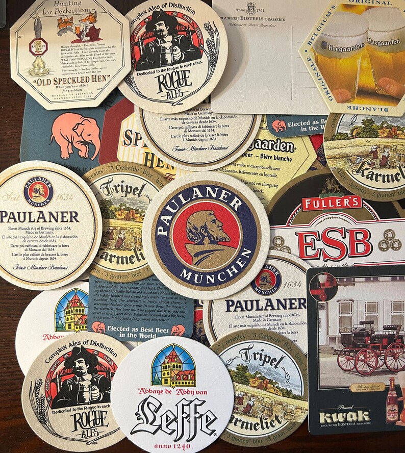 Beer Coasters! New. Set of 50. Different Breweries From Around the ...