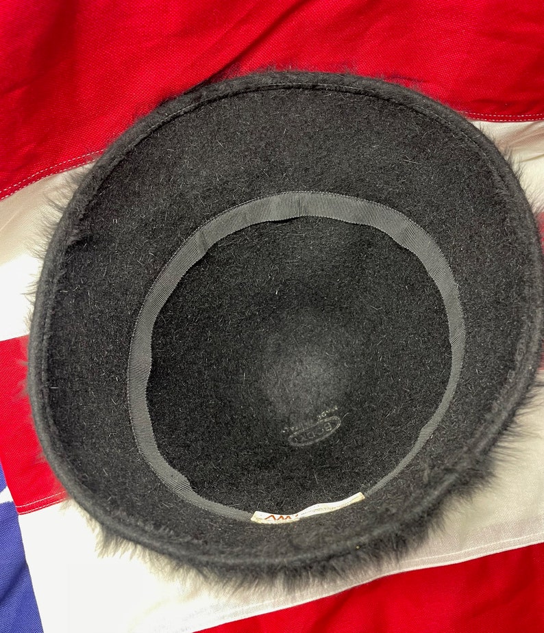 Vintage Black Bucket AMY New York Hat Designed for Woodward & Lathrop ...