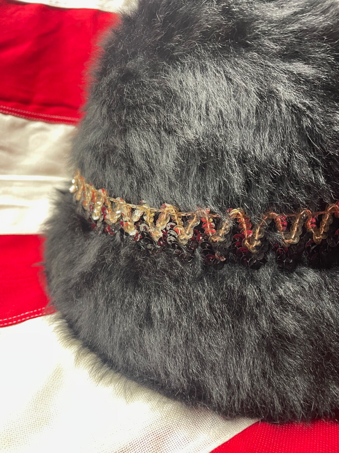 Vintage Black Bucket AMY New York Hat Designed for Woodward & Lathrop ...