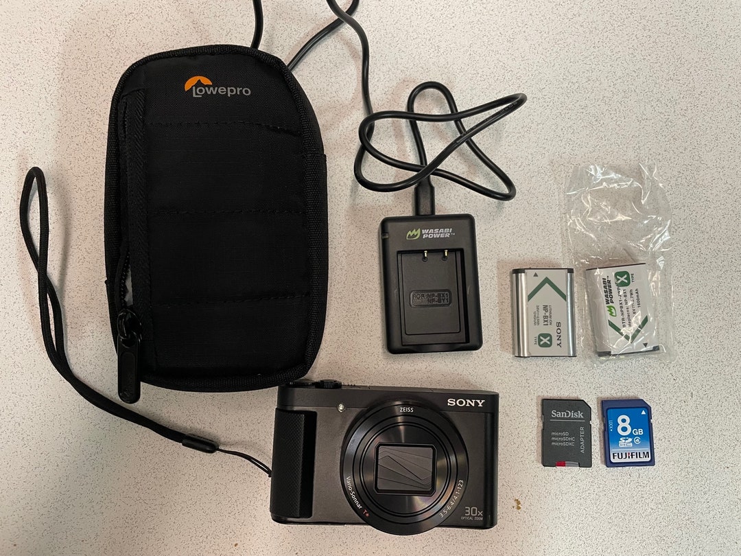 Sony Cyber-shot DSC-HX80 18.2 MP Digital Camera New Batteries Case Charger SD Cards - Etsy