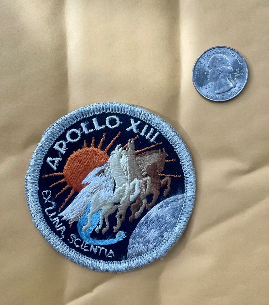 Original/authentic NASA Astronaut Apollo 13 XIII Crew Patch - Etsy