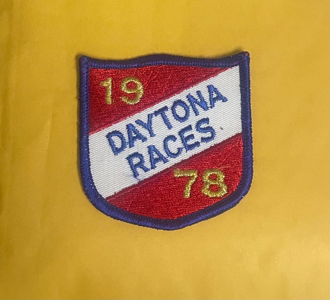 Vintage 1978 Daytona Races Nascar Patch Florida Speedway - Etsy