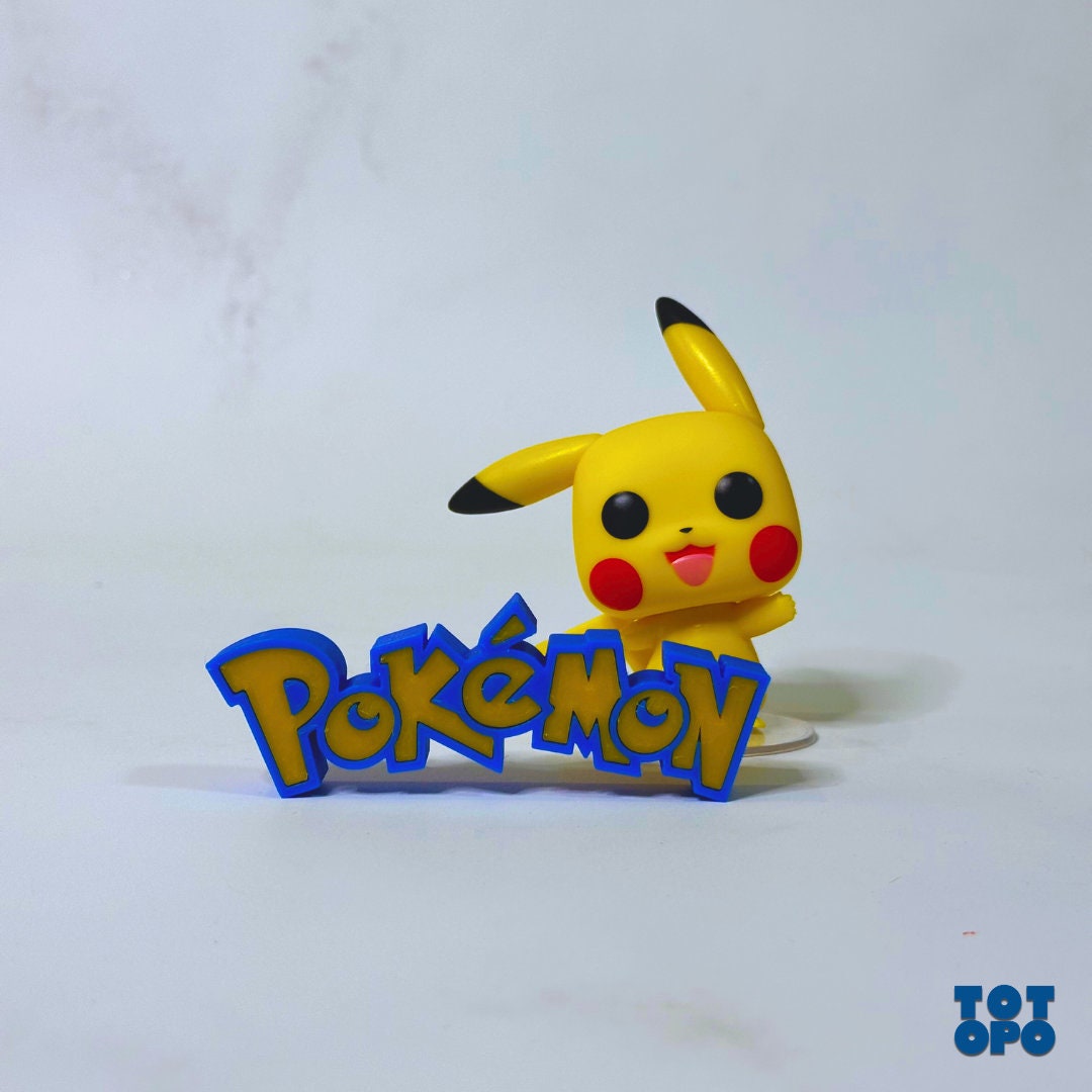 Letrero 3D Pokémon Chico - Etsy México