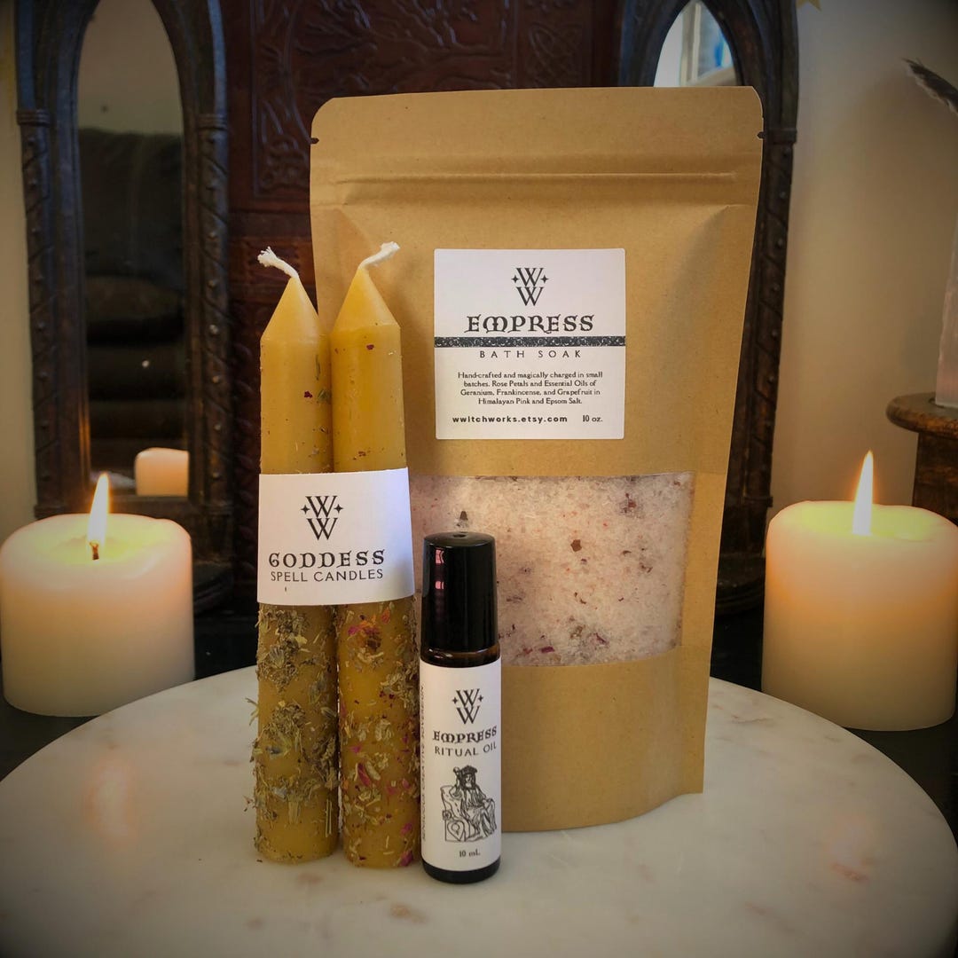 Empress Venus Witchcraft and Ritual Kit for Spells and Magic Rose Petal ...
