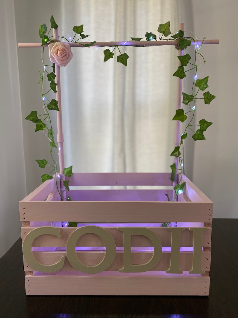 Baby Gift: Custom Baby Rack Crate, Baby Crate, Baby Crate Closet, Baby ...