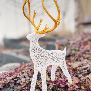 Golden Stag Statue: Throne of Glass Inspired Bookish Decor - Etsy