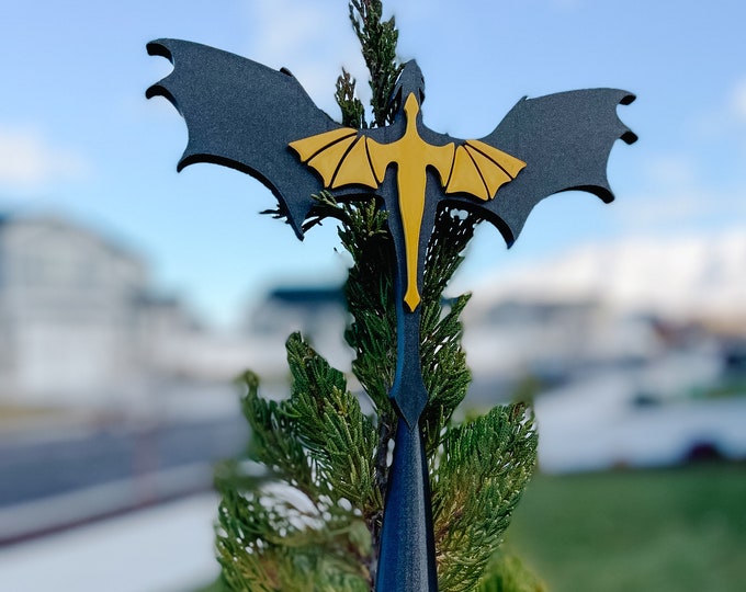 Creepy Skull Christmas Tree Topper W/ Handmade Santa Hat-holiday Horror ...