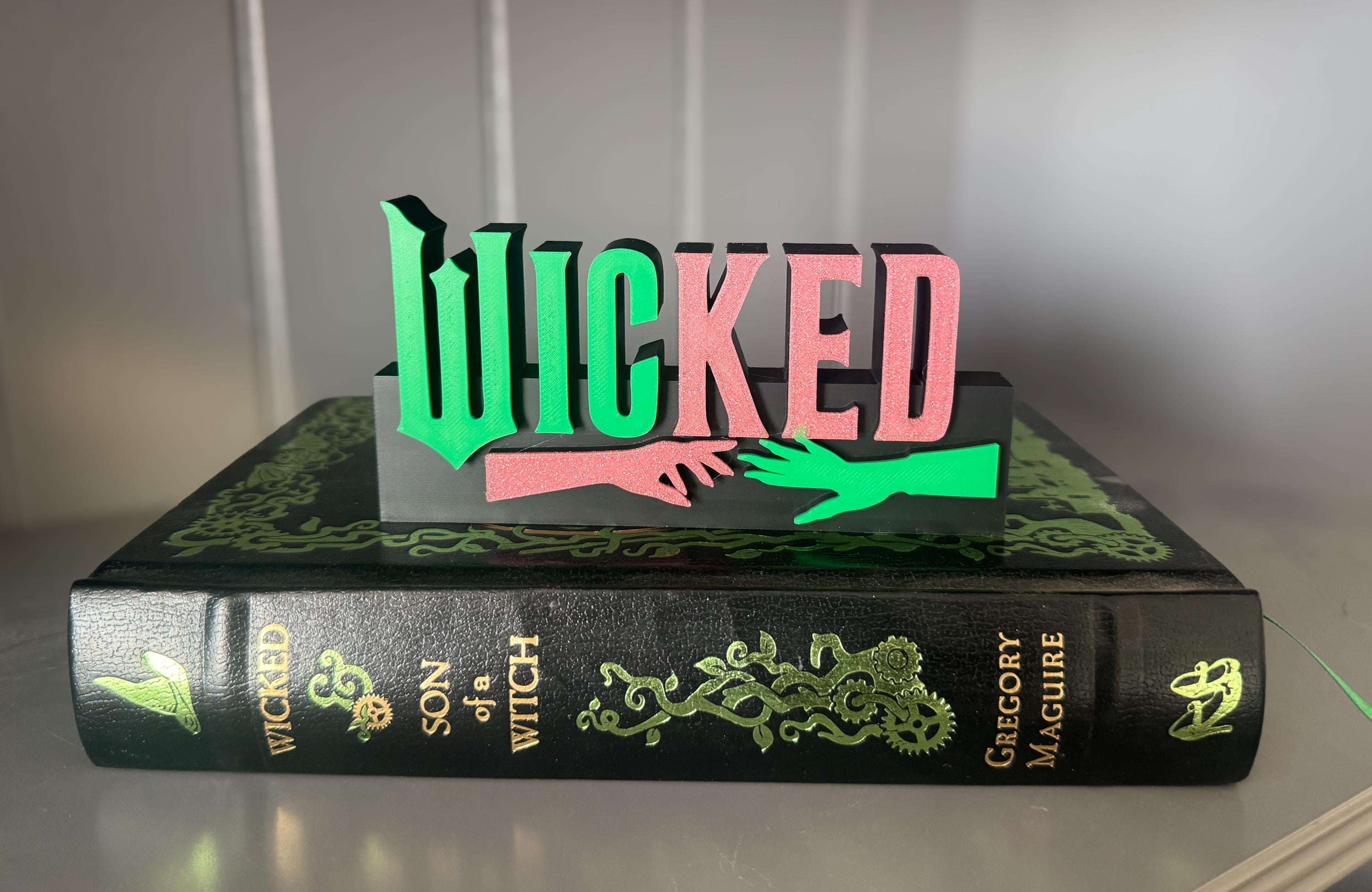 Wicked Bookshelf Decor Shelfie - Etsy