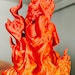 Fire Sprite Figurine – Lehabah Fan Art, Bookish Fantasy Fire Elemental ...