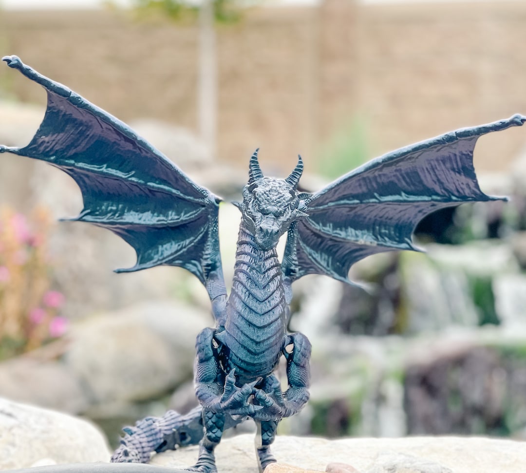 Winged Dragon | Dragon | Winged | Massive Winged Dragon | 3D Printed ...