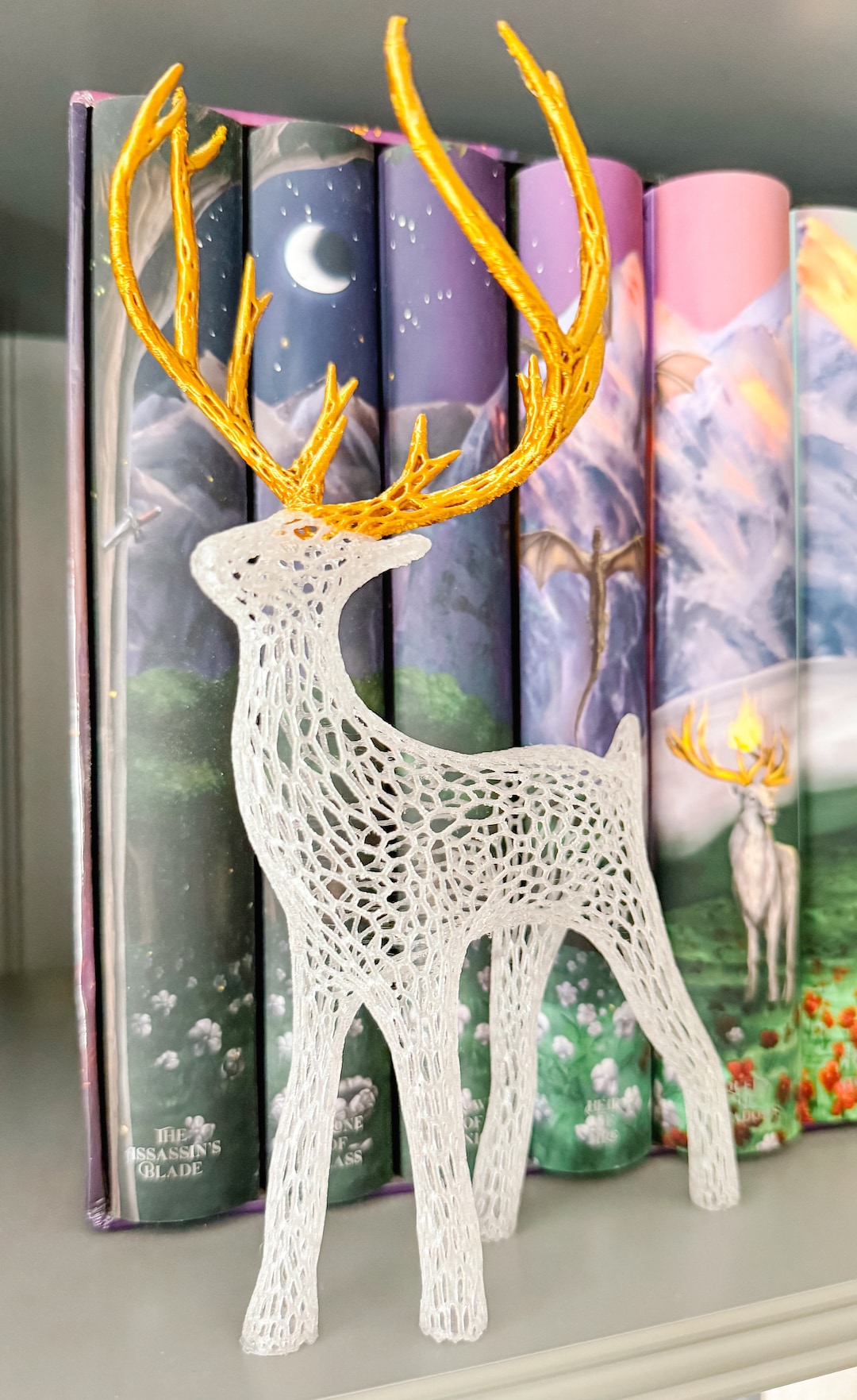 Golden Stag | Stag | Throne of Glass Inspired Stag | Tog | Lord of the ...