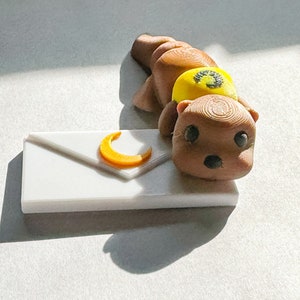 Miniature Mail Otter Figure | Crescent City Fan Art - Etsy