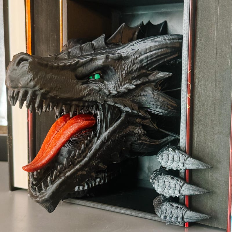 Book Shelf Dragons - Etsy