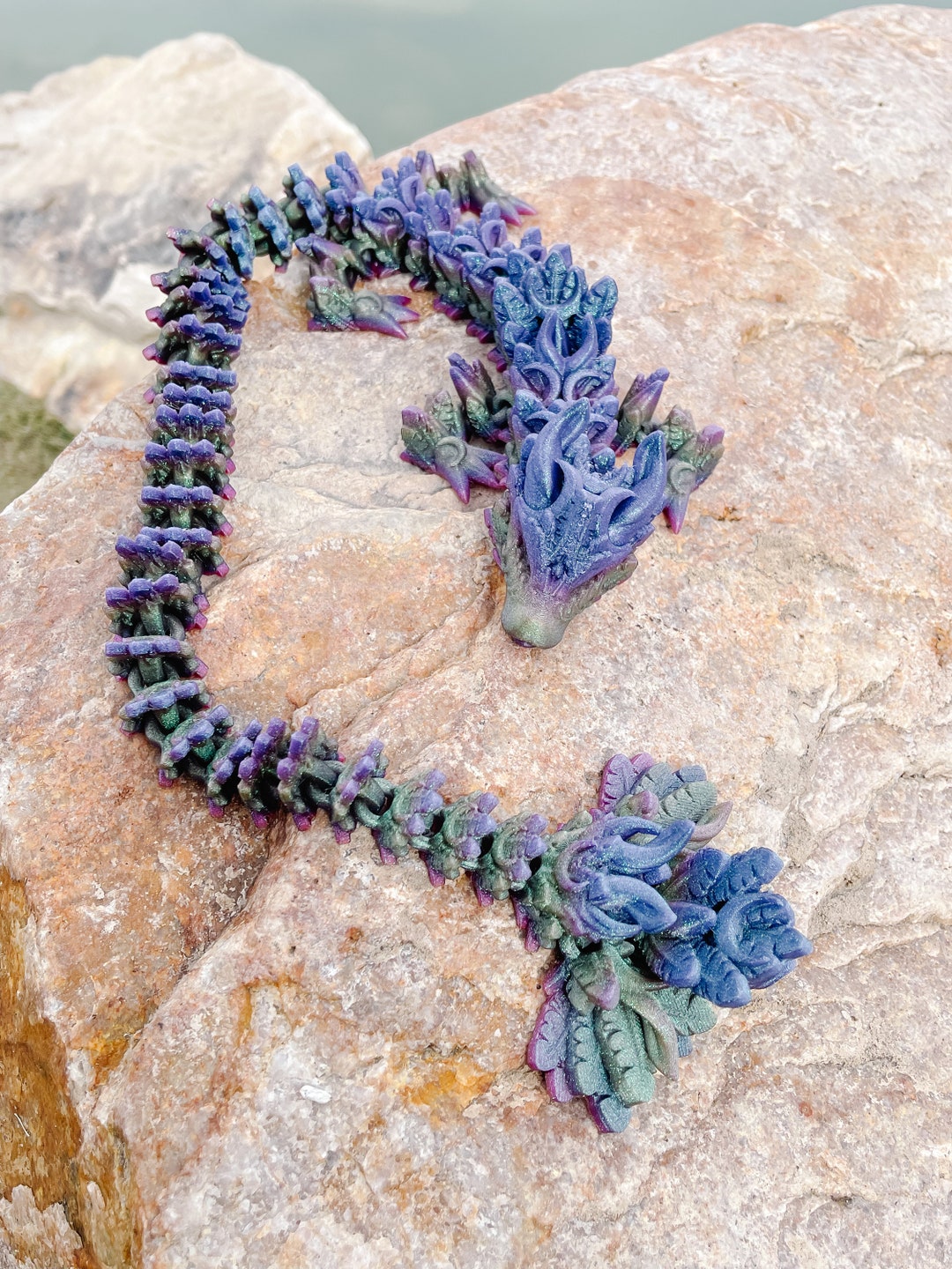 Lunar Dragon | Multicolor | Articulated Dragon | Long Dragon | 3D ...