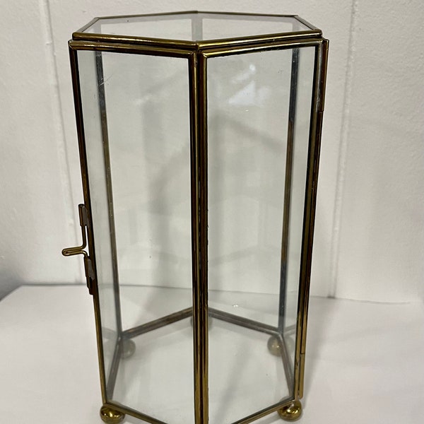 Brass Display Case - Etsy